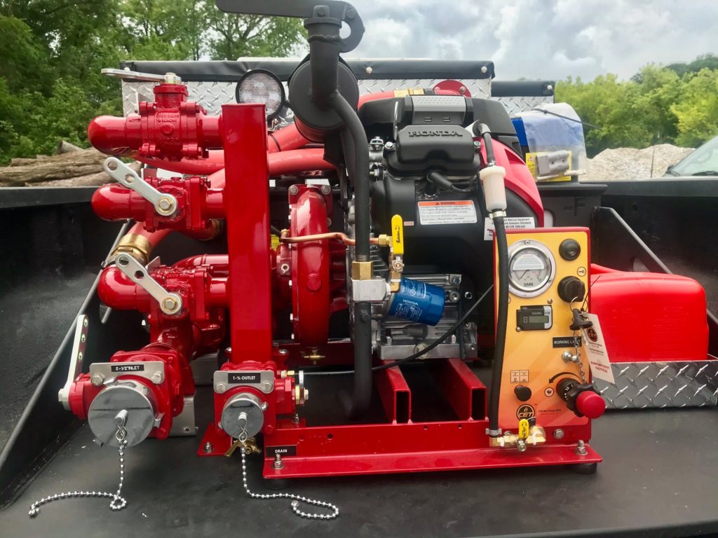 New Skid Unit for Brush Truck Arrives - Long Green Volunteer Fire Company